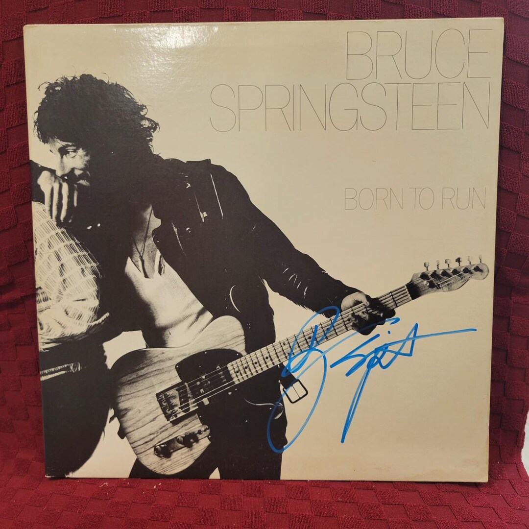 Bruce Springsteen Signed Lp Born to Run 1975, Original, Vintage, Great ...