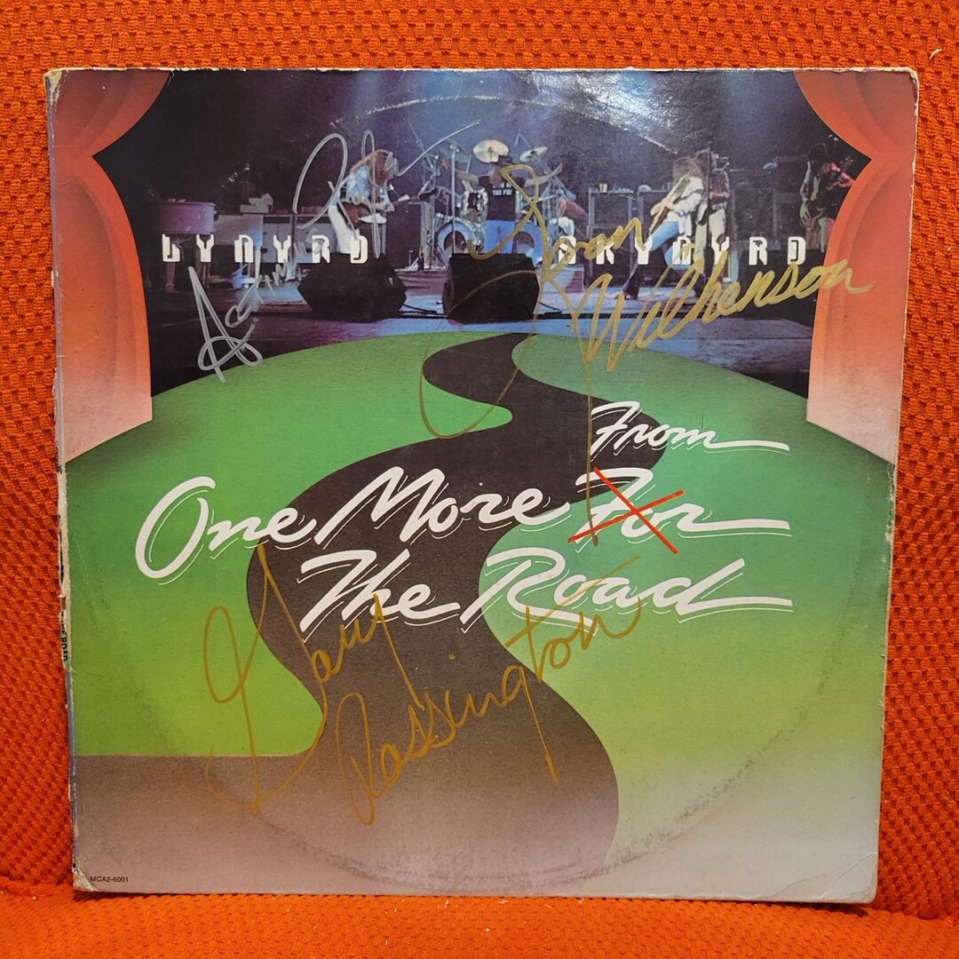 Lynyrd Skynyrd Signed Lp One More for the Road 3 Members , Original ...