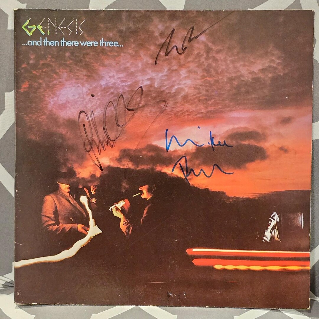 Genesis Signed Lp and Then There Were 3, 3 Members, Original, Vintage ...