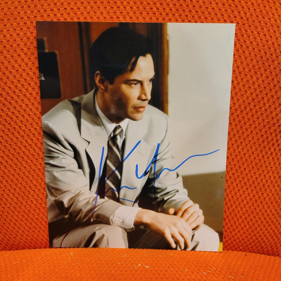 Keanu Reeves Signed Original Photo, Original, Vintage, Great Gifts, 60s ...