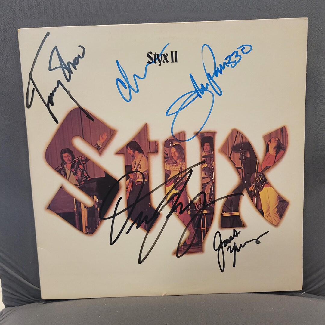 Styx Signed Lp Styx 2, 5 Members, Original, Vintage, Great Gifts, 60s ...
