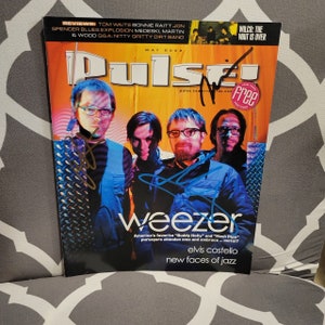 Weezer Signed Magazine, Pulse, 4 Members, Original, Vintage, Great ...