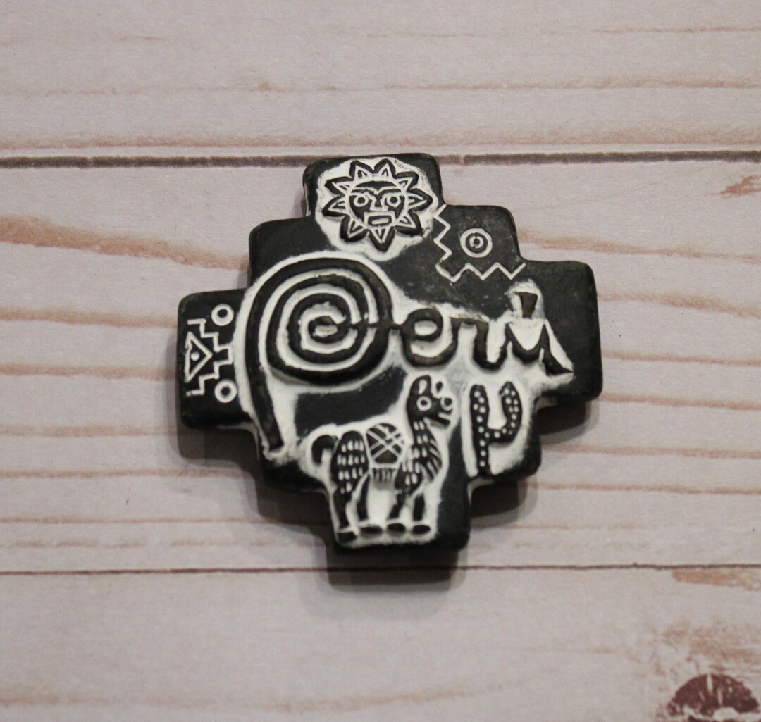 Peruvian Fridge Magnet Andean Collectible Handcrafted Stone Magnet ...