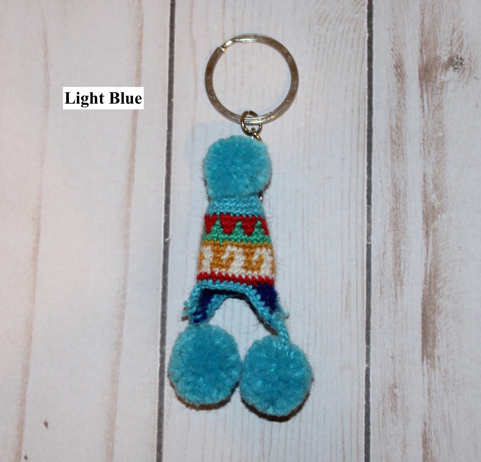 Crochet Peruvian Chullo Hat Keychain Handmade Cute Chullo Key Chain ...