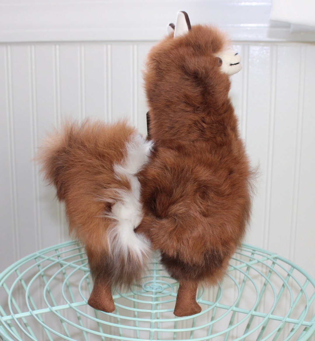 12 IN Handmade Alpaca Stuffed Plush | 100% Baby Alpaca Fiber | Aninal ...