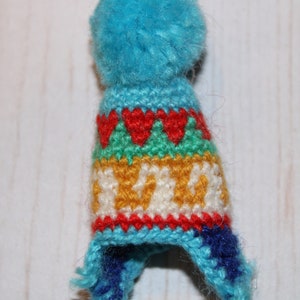 Crochet Peruvian Chullo Hat Keychain | Handmade Cute Chullo Key Chain ...
