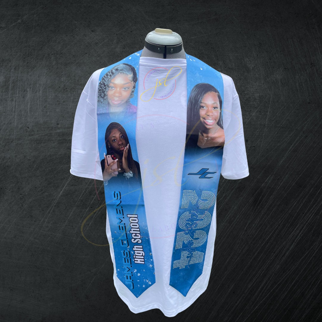 Custom Graduation Stole | Customizable | Class of 2024| Personalized ...