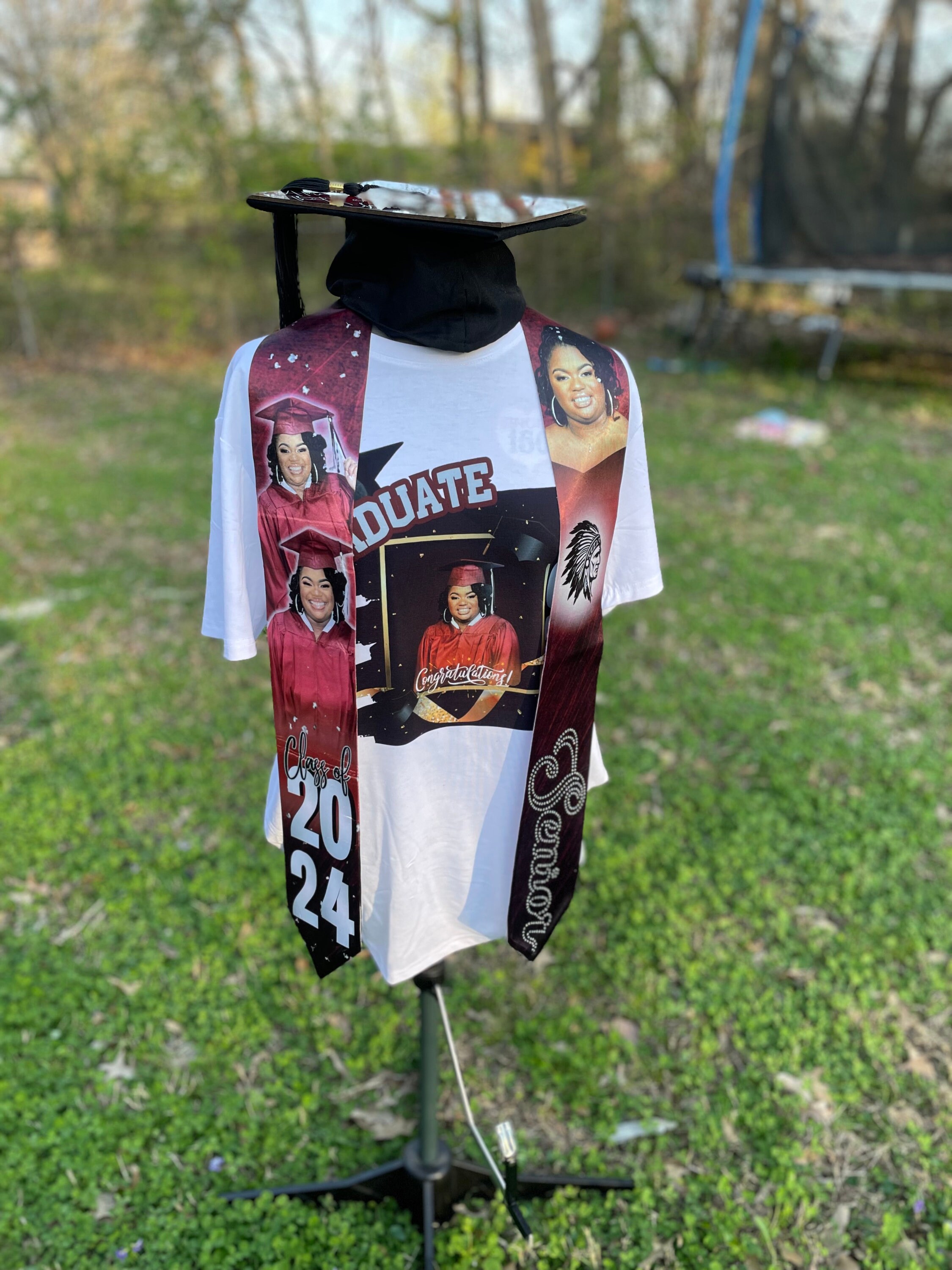 Custom Graduation Stole | Customizable | Class of 2024| Personalized ...