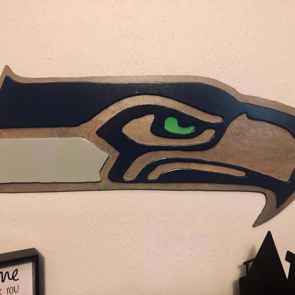 Seahawks Wood Sign - Etsy
