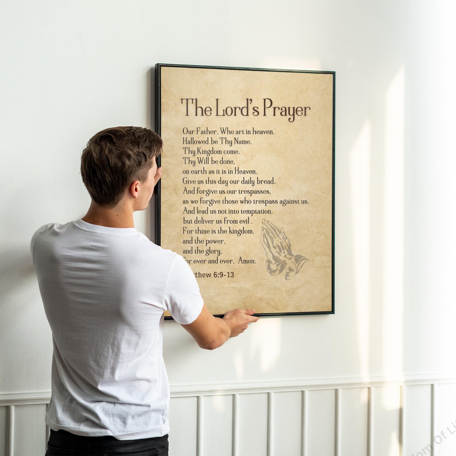 Lord's Prayer Print: Christian Scripture, Bible Verse (digital Download ...