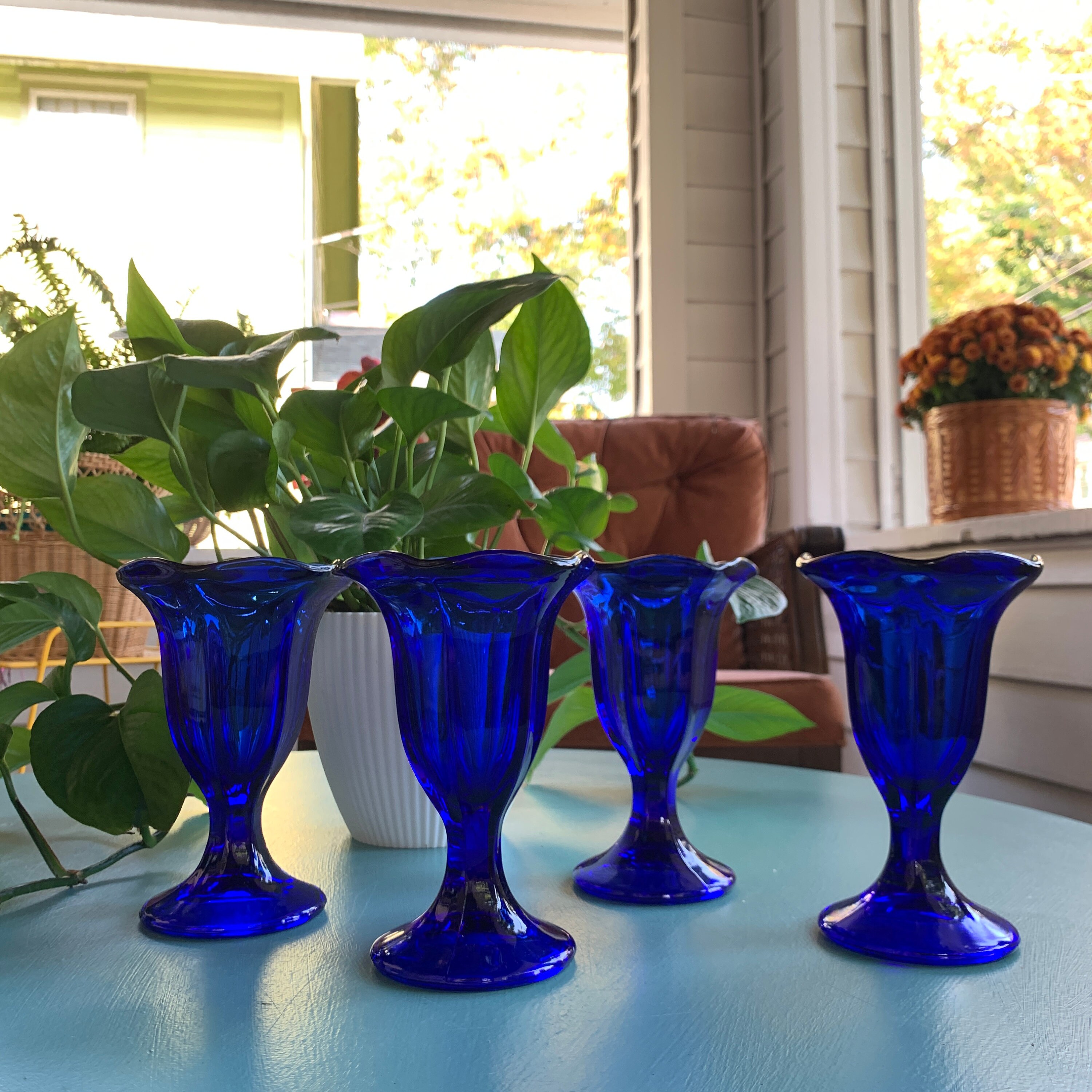 Vintage Cobalt Glass