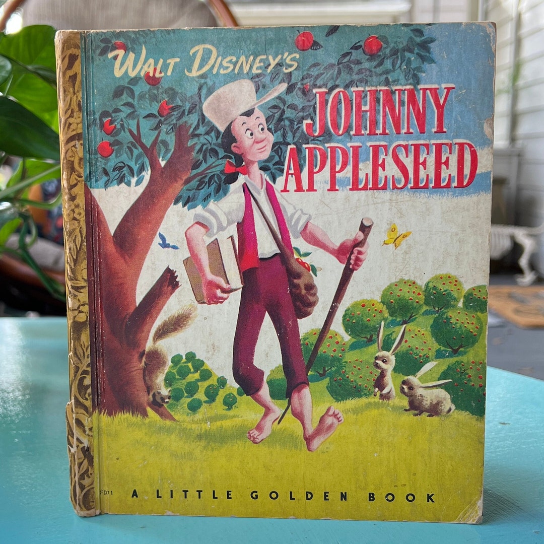 Little Golden Johnny Appleseed Adapted by Ted Parmalee Walt Disney 1949 ...
