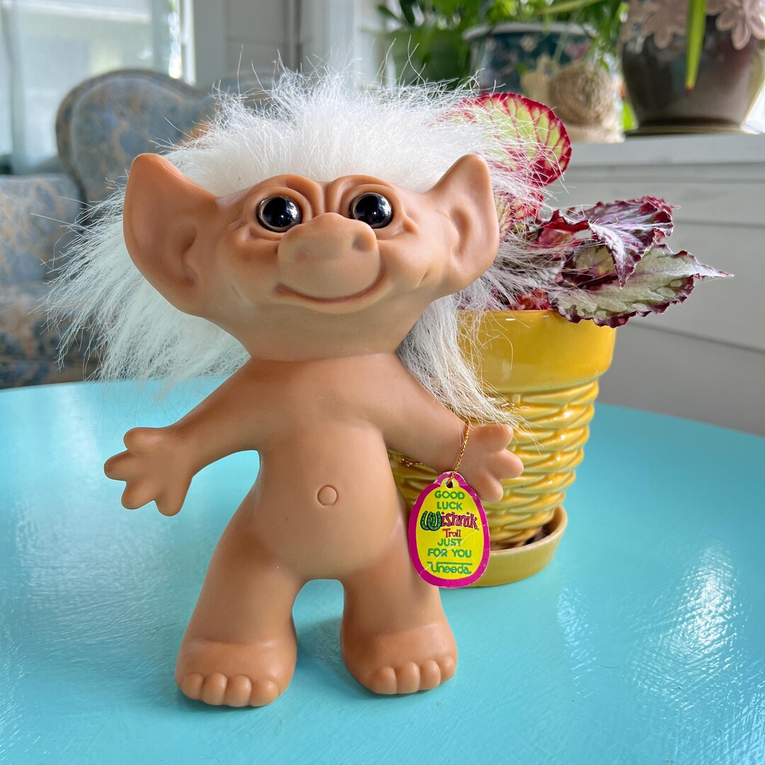 Uneeda Troll Good Luck Wishnik Troll Vintage Troll Doll - Etsy