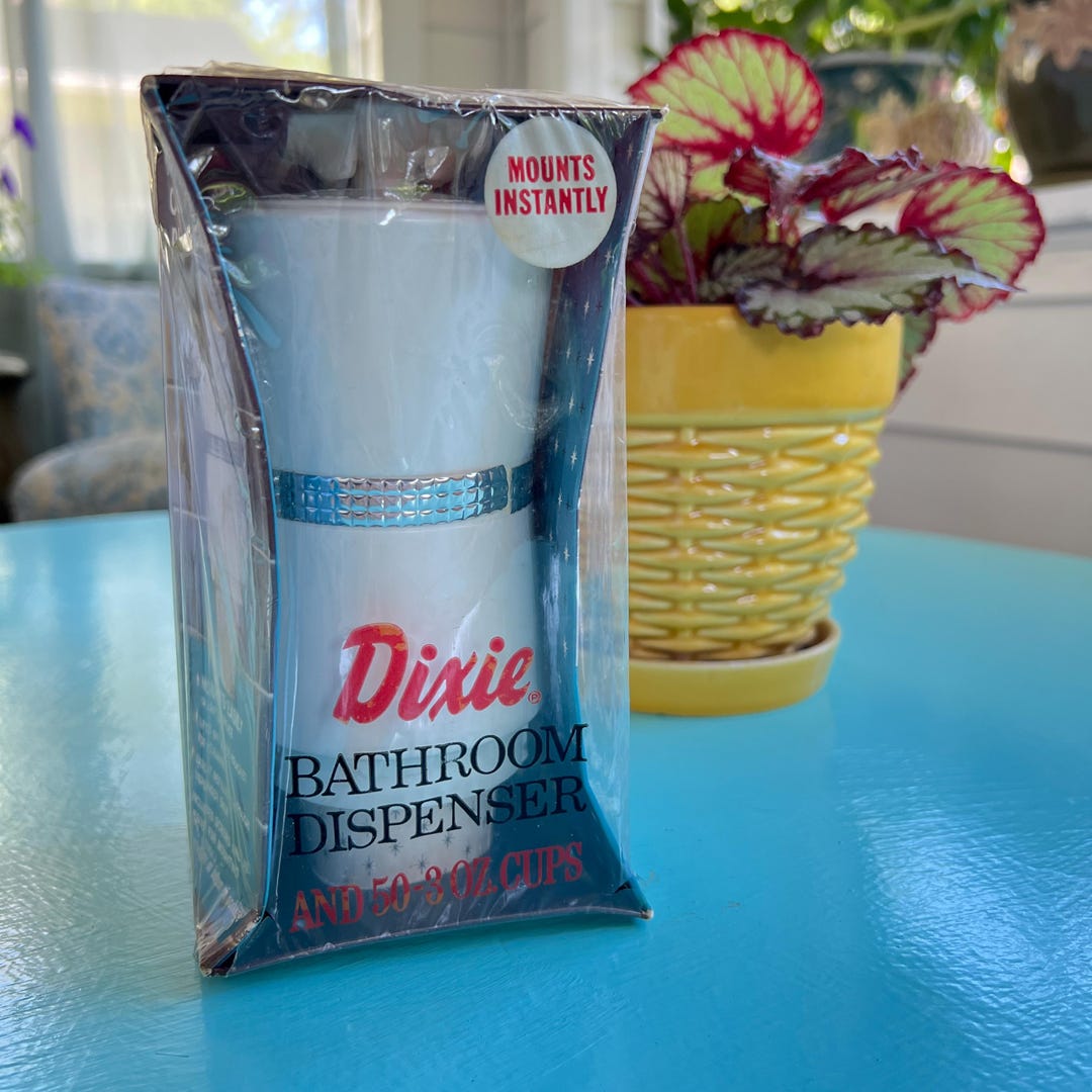 Vintage Dixie Cup Bathroom Dispenser MCM Starburst Dixie Cups - Etsy