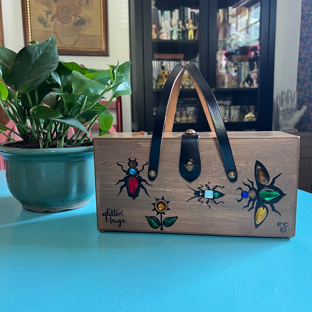 Vintage Enid Collins Glitter Bugs Box Purse Enid Collins - Etsy
