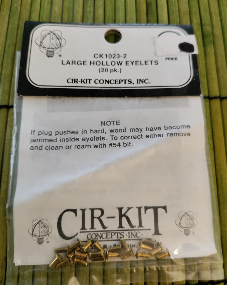 Cir Kit Concepts Ck 1023 2 Large Hollow Eyelets 20 Count Etsy