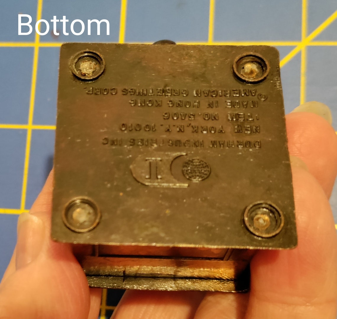 A Vintage Miniature Metal Coffee Grinder Dates to the 1970s. Coppery ...