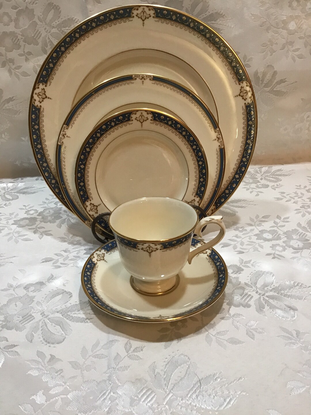Lenox Whitley Manor Beautiful 5 Pieces Place Setting - Etsy