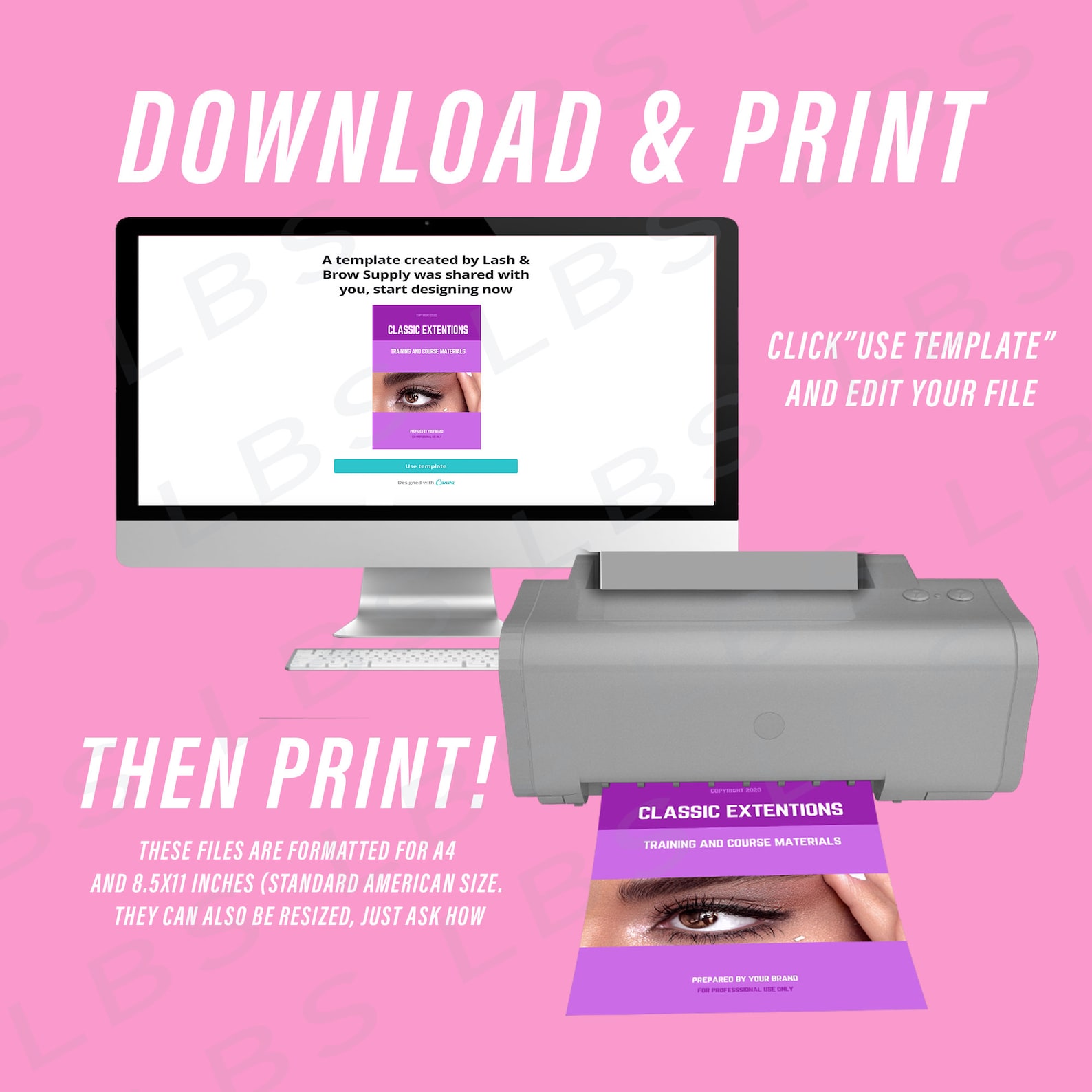 Editable Eyelash Manual Cover, DIY Lash Ebook Cover, Ebook Cover ...