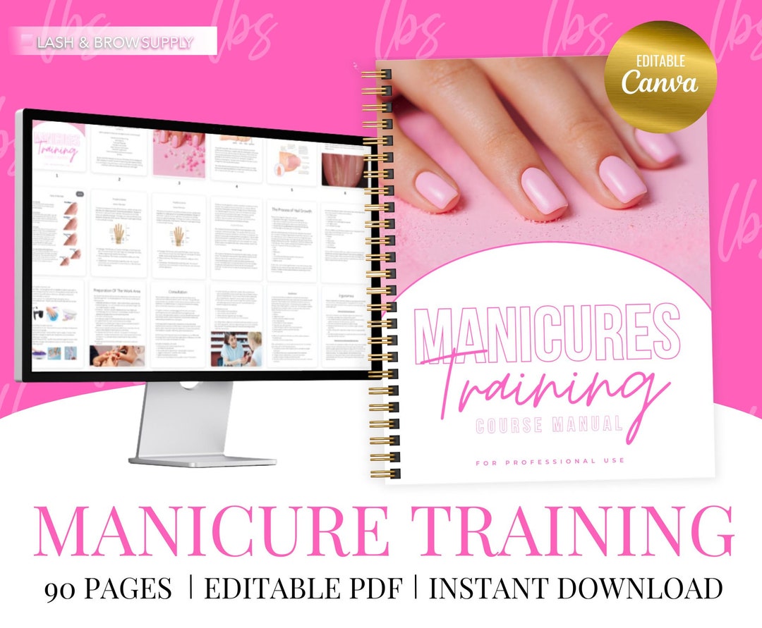 Manicurist Training Course, Manicure Manual PDF, Nail Tech Training ...