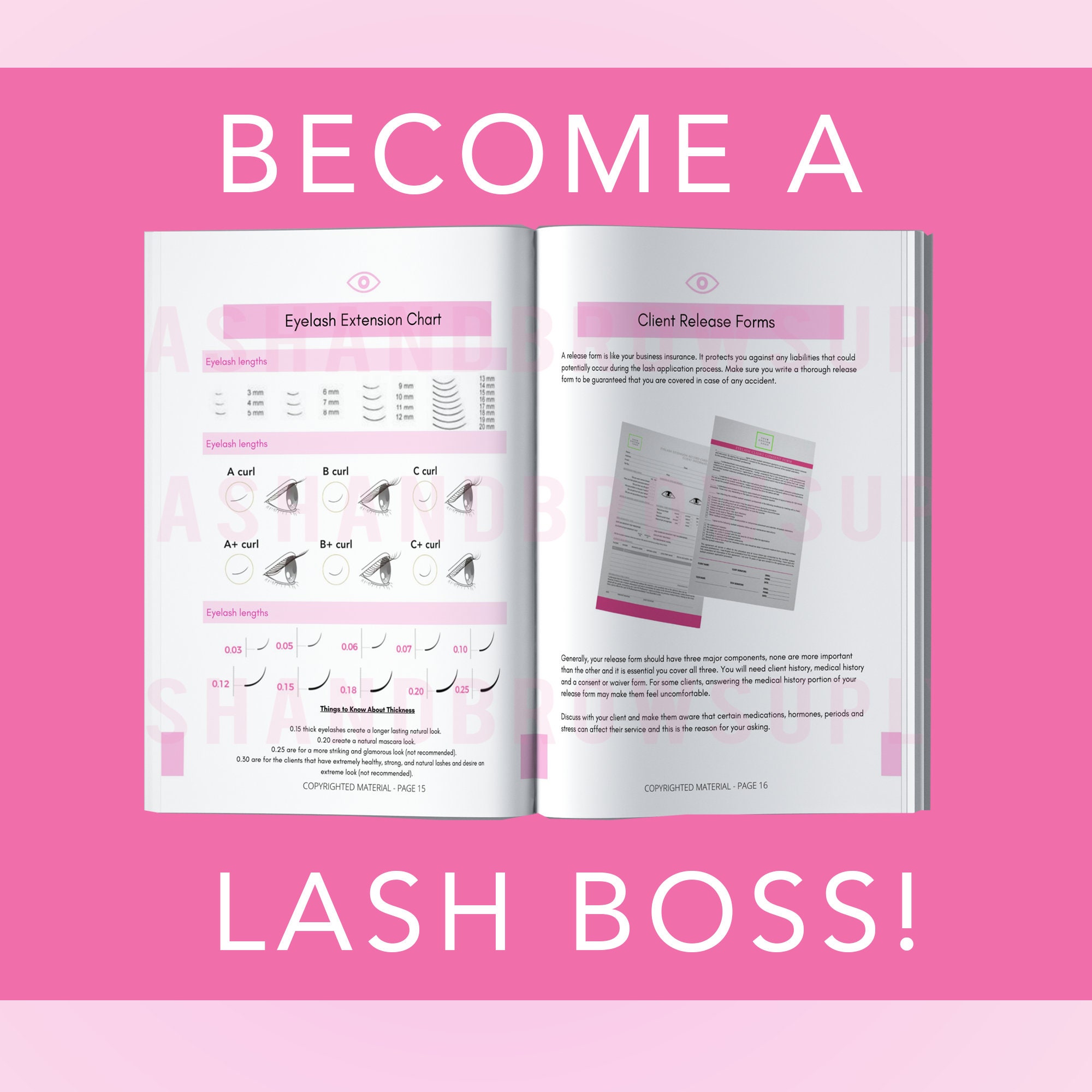 Classic Eyelash Extension Training Manual Instant Download - Etsy