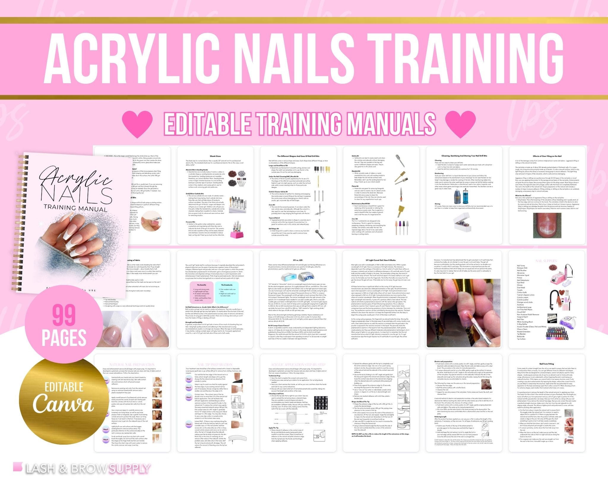 Acrylic Nails Training Manual, Acrylic Nail Extensions Training Manual ...