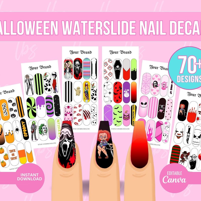 Custom Decal Nail - Etsy