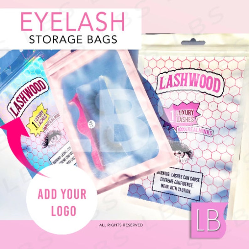 Eyelash Storage Bags for Mink Eyelash Line Eyelash Laser Zip - Etsy