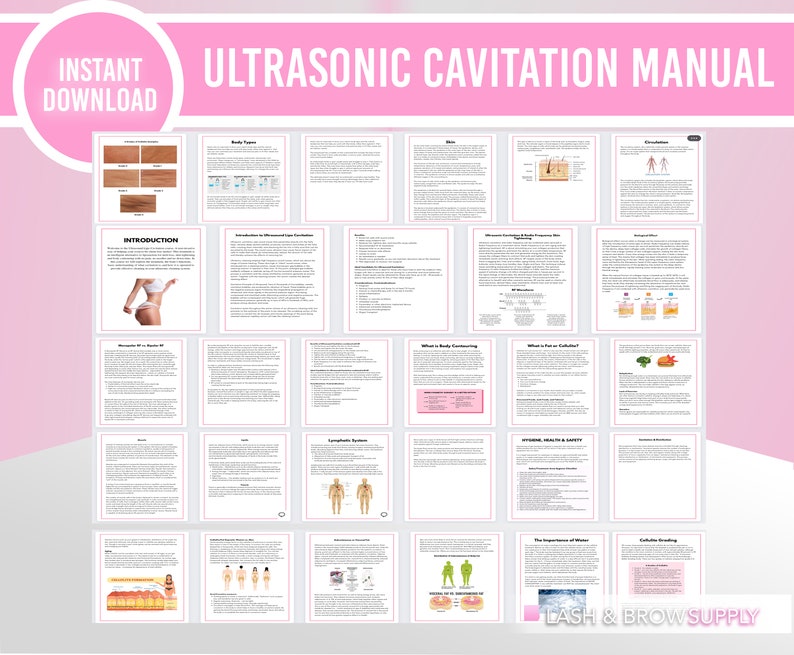 Ultrasonic Cavitation Manual, Pdf, Ultrasonic Cavitation, Ultrasonic ...