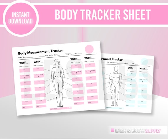 Body Tracker Sculpting Body Contouring Body Measurement | Etsy