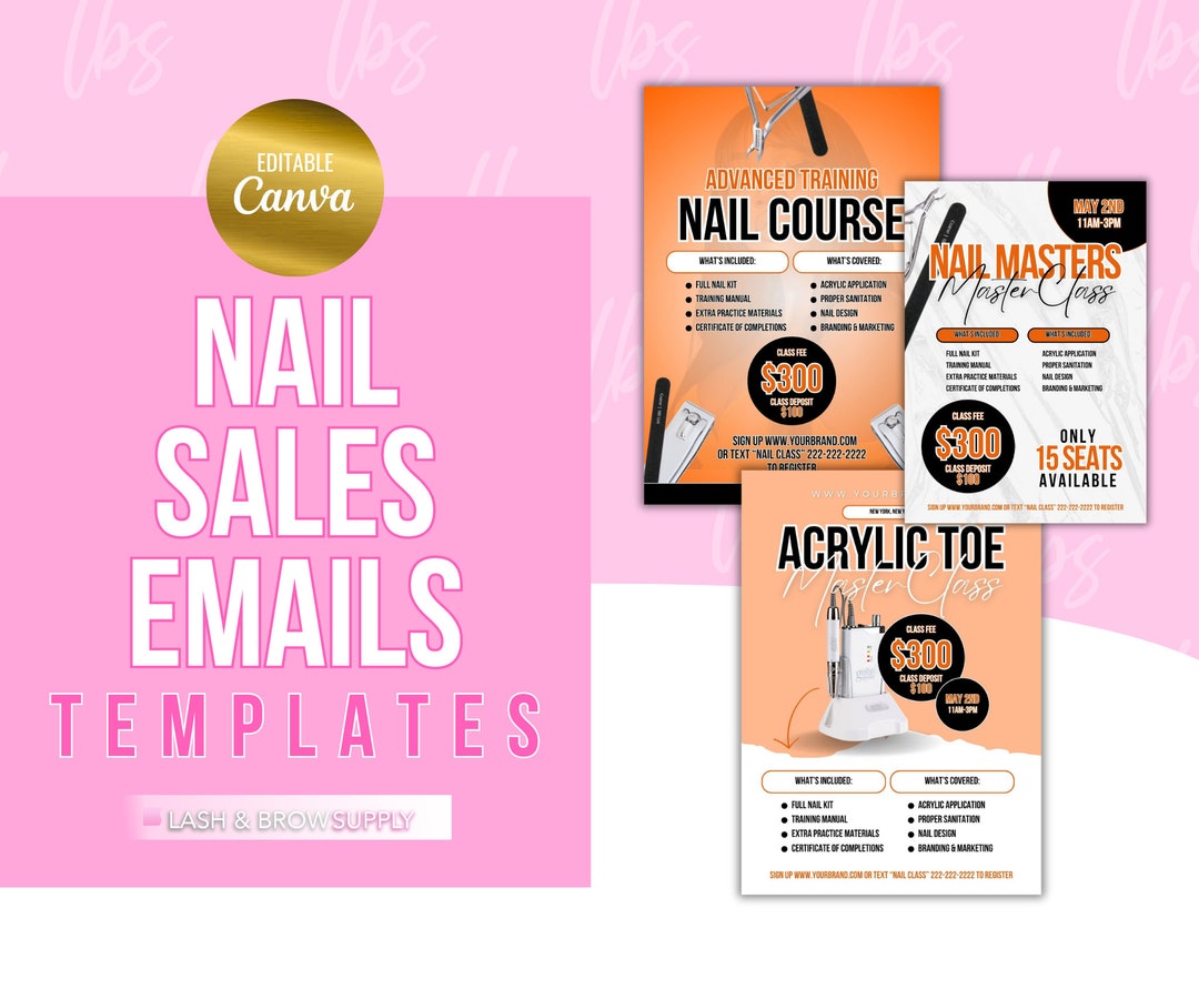 Nail Artist Welcome Email Sequence Script, Proven Sequence Strategy ...