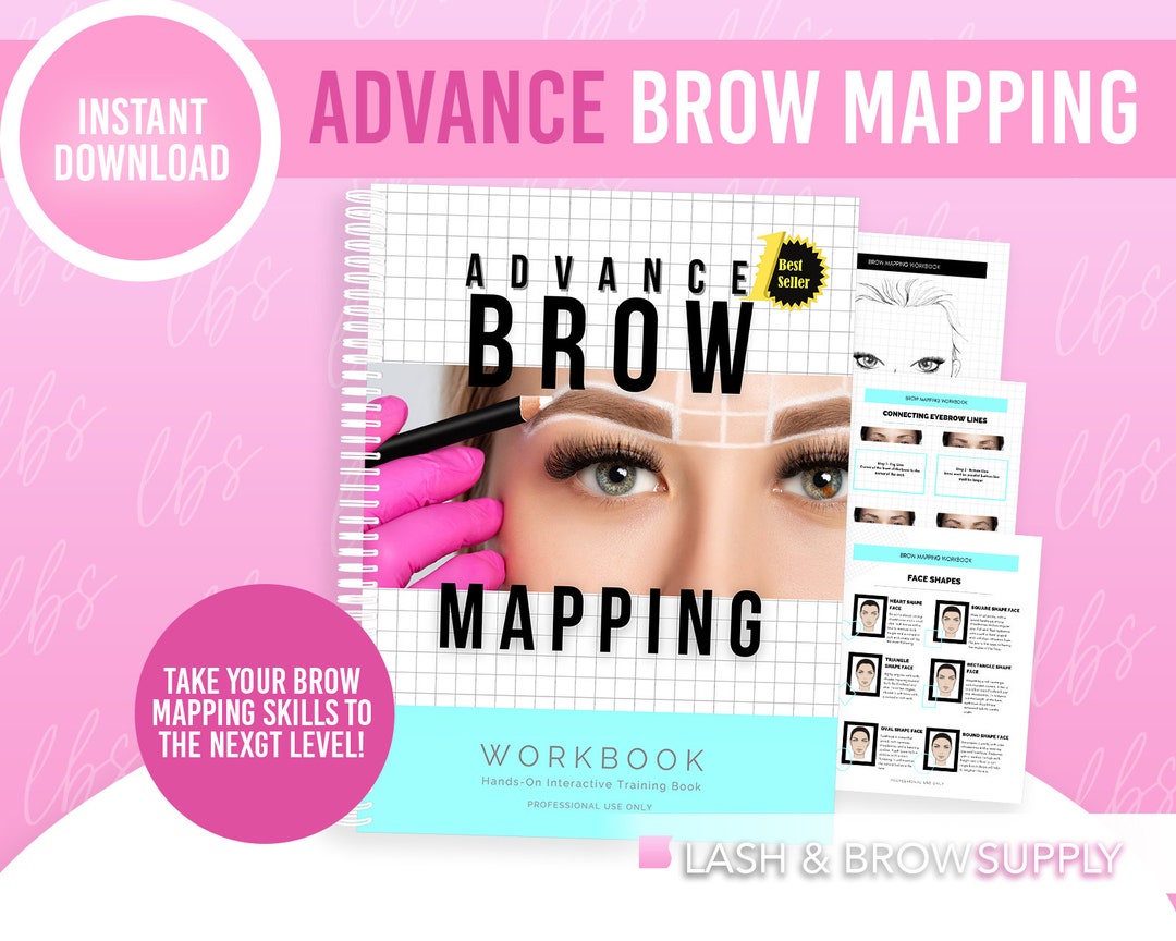 Brow Mapping, Mapping Practice, Microblading Practice, PMU Training ...