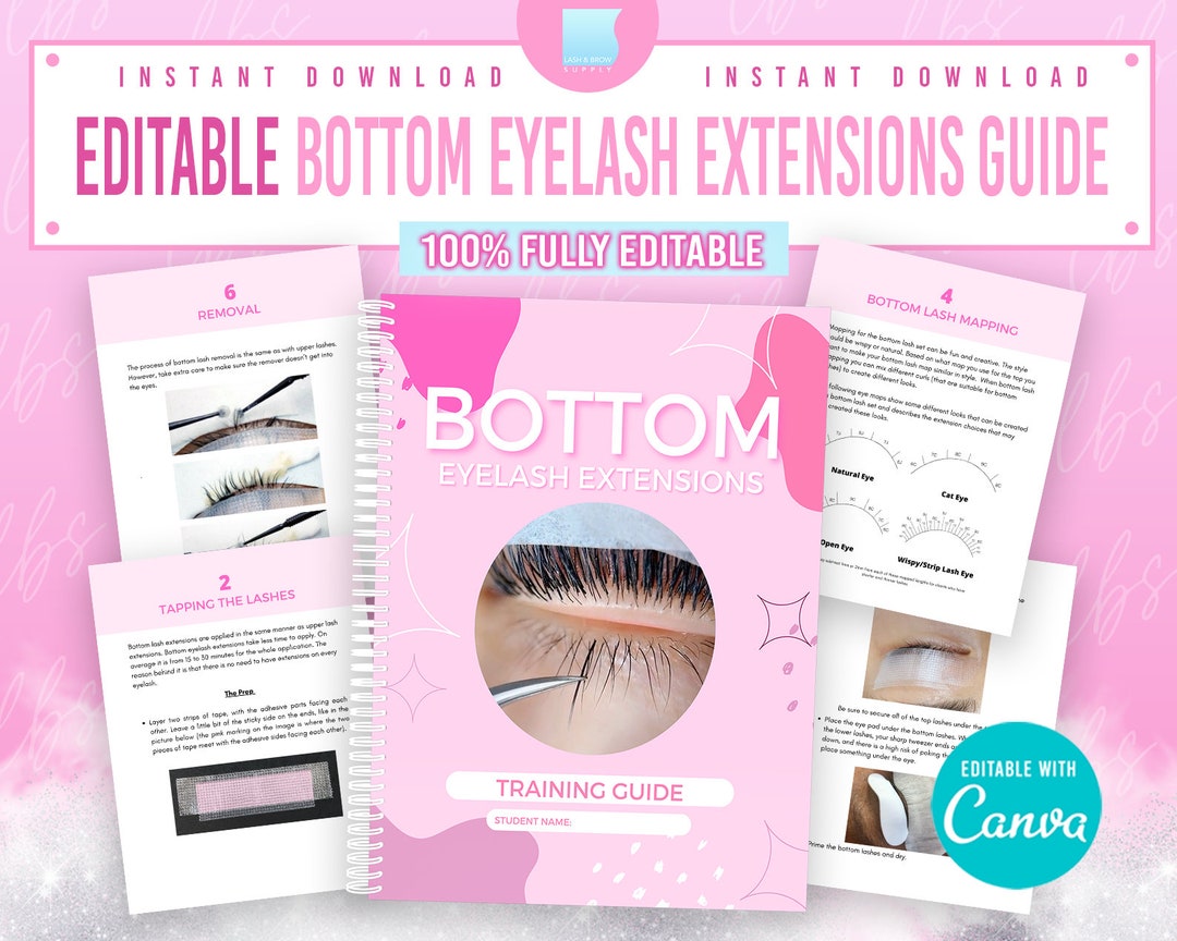 Bottom Eyelash Extensions, Bottom Lashes, Lash Extensions, Lash Educator, Eyelash Training ...