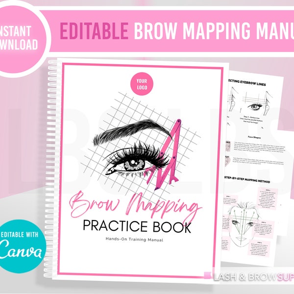 Printable Brow Practice Sheets - Etsy