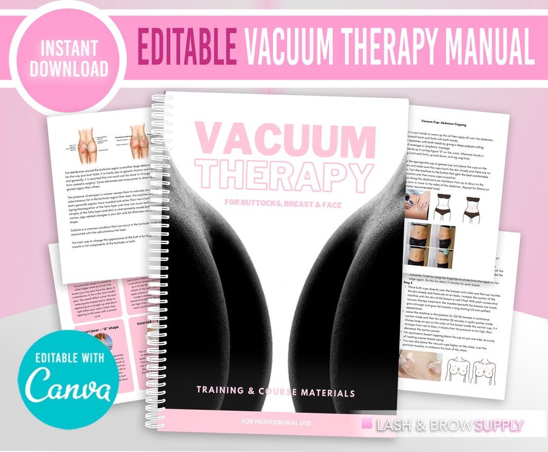Vacuum Therapy, Butt Lift, Breast Lift Manual, BBL, Cupping Therapy ...