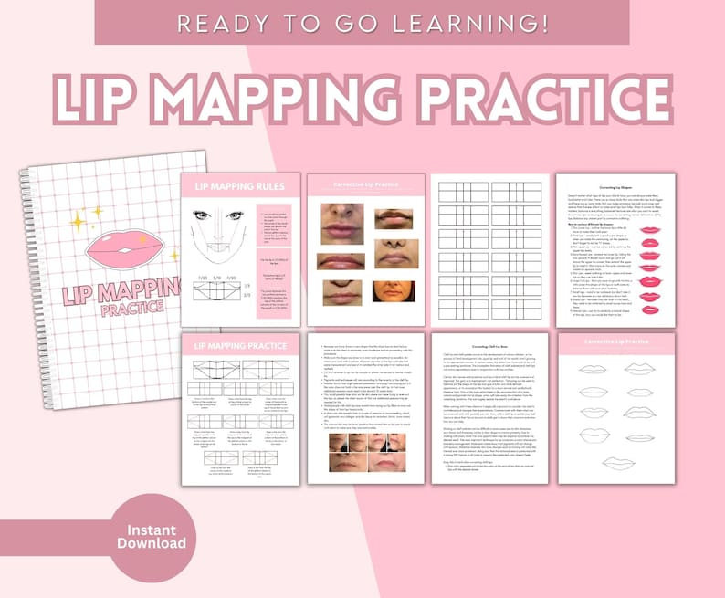 Lip Mapping, Blush Practice, Lip Mapping, Lip Mapping, Lip Blush ...