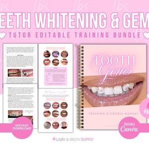 Tooth Gems Training Guide Canva, Tooth Gems Manual, Teeth Whitening ...