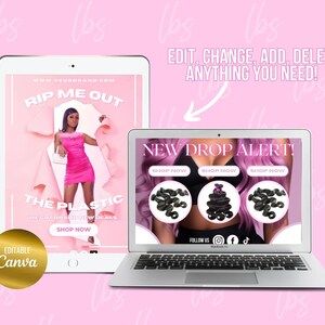 Hair Email Template, Email Campaign, Marketing Template , Email Bundle ...