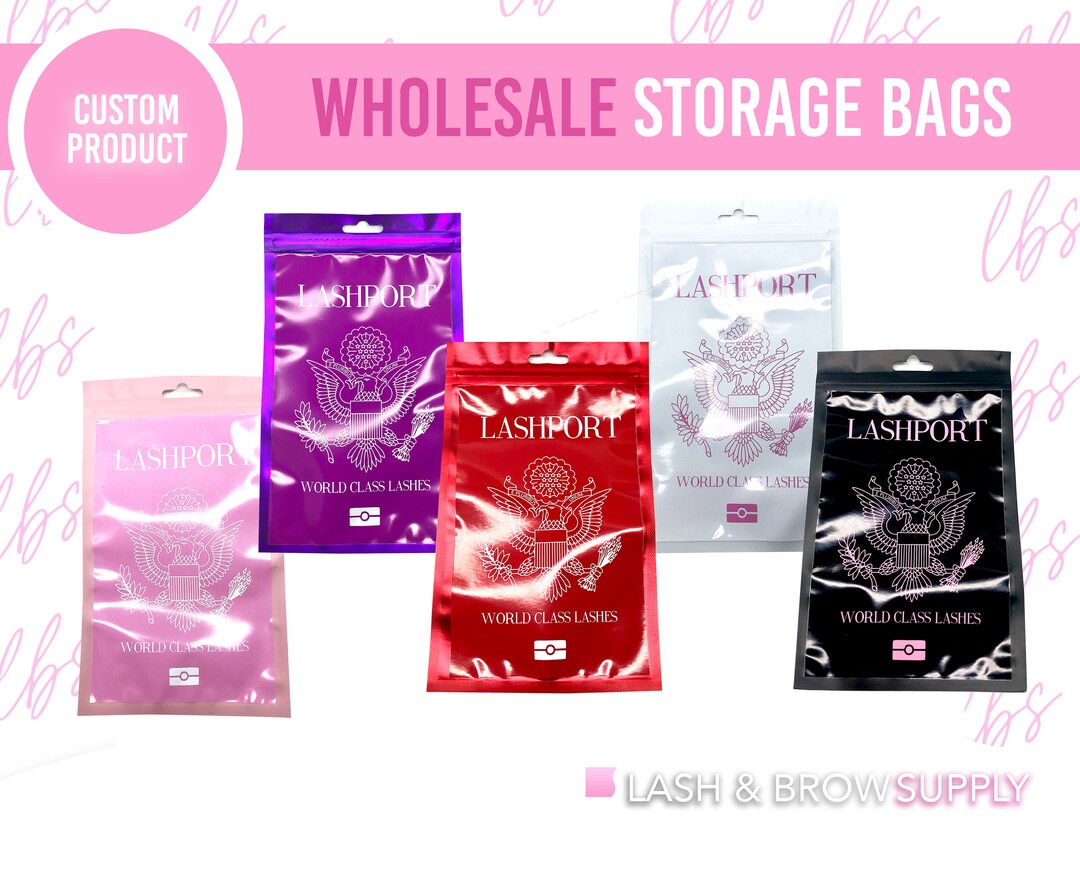 Eyelash Storage Bags for Mink Eyelash Line Eyelash laser zip - Etsy.de