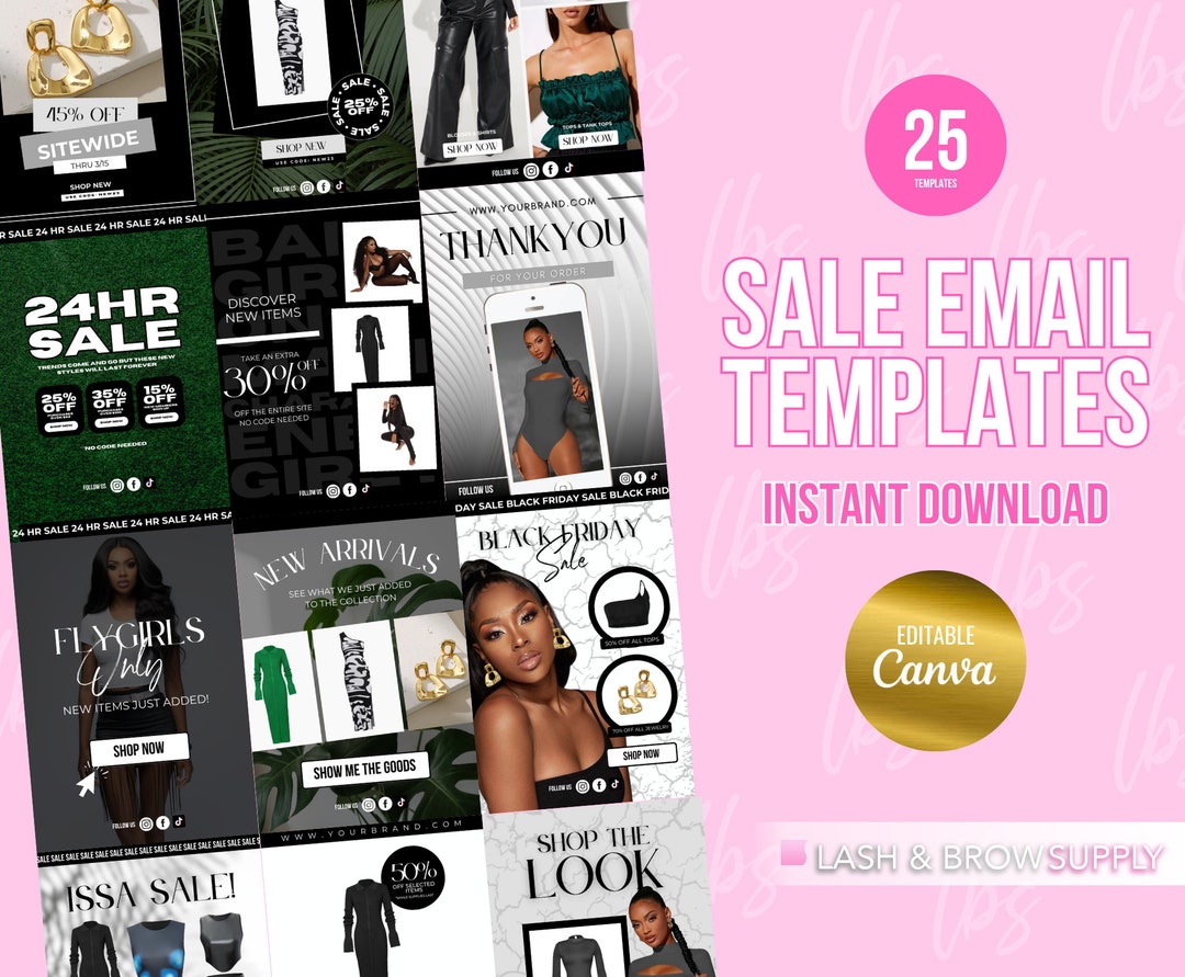 Fashion Email Template, Email Campaign, Marketing Template , Email ...