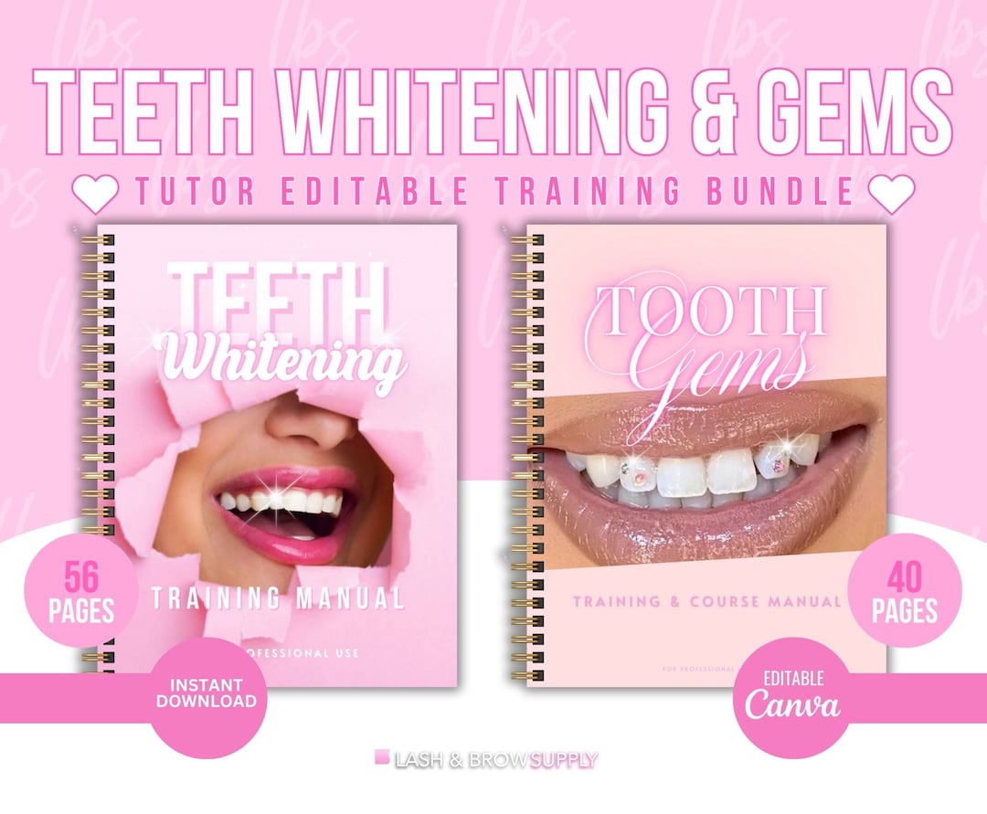 Tooth Gems Training Guide Canva, Tooth Gems Manual, Teeth Whitening ...