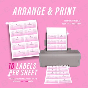 DIY Editable Eyelash Eyelash Cleanser Foam Bottle Label, Lash Bath ...