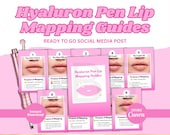 Hyaluron Pen Lip Mapping Dermal Lip Fillers Lip Maps - Etsy