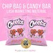 Valentines Day Chip Bags, Custom Chip Bag, Eyelash Marketing,, Party ...