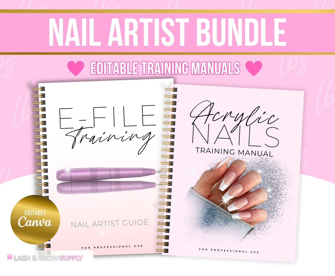 Nail Technician Training Manuals, Acrylic Nail Extensions Training ...