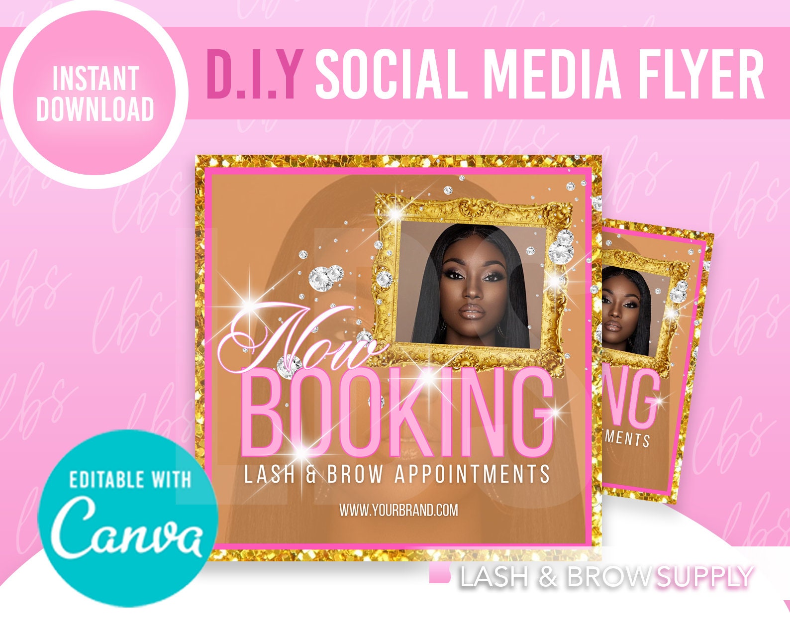 Eyelash Extension Flyer, Lash Flyer, Diy Lash Flyer, Editable Lash ...