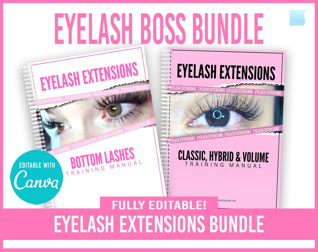 Lash Manual PDF, Volume Eyelash Manual, Hybrid Eyelashes, Bottom Lashes ...