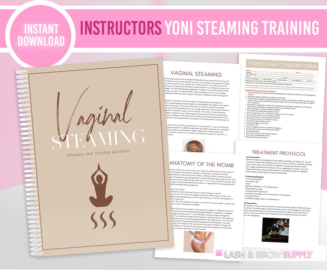 Yoni Steam Training Manual, Yoni Consent Form, Yoni Steam Guide, V ...