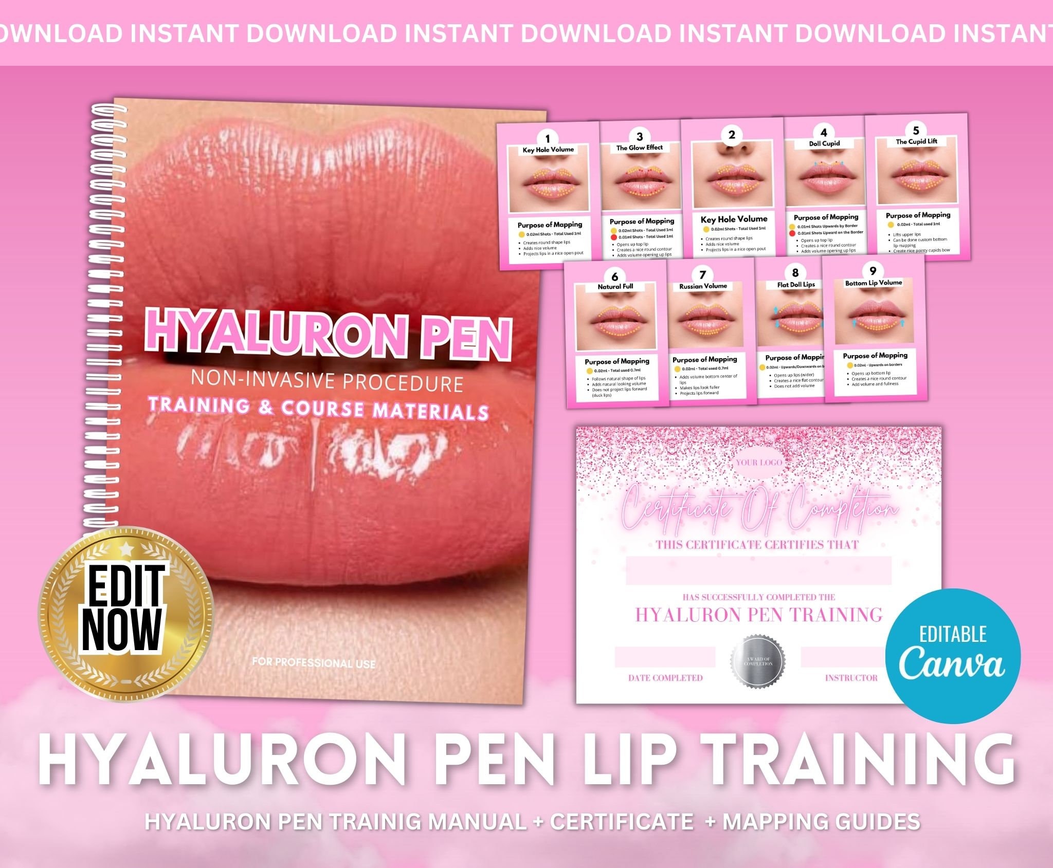Hyaluron Pen Training Manual, Hyaluronic Acid, Student Training ...