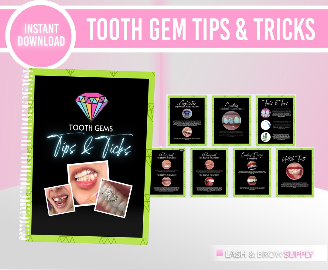 Tooth Gems Tips and Tricks, Teeth Gems Course, Tooth Jewelry ...